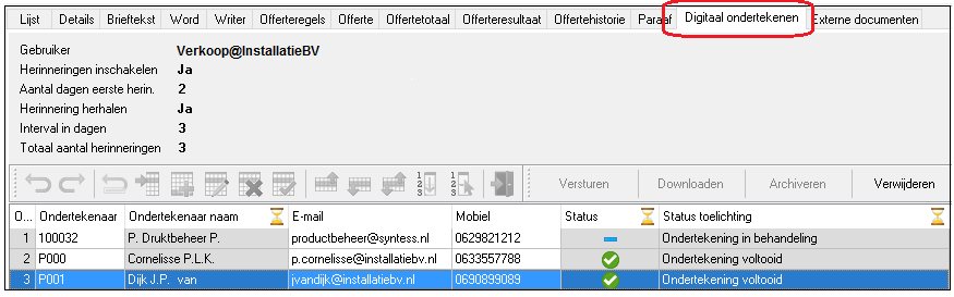 Digitaal ondertekenen in Syntess Atrium | Syntess